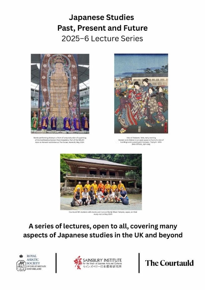 Japanese Studies: Past, Present and Future (2025–6 Lecture Series ...